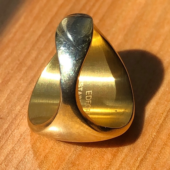 Edforce | Jewelry | Edforce Stainless Steel Ring Size 8 | Poshmark